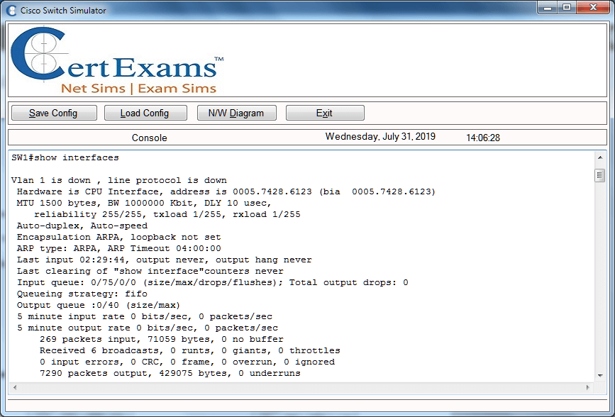 Cert-Ex™ Switch Network Simulator for Juniper/Cisco Download